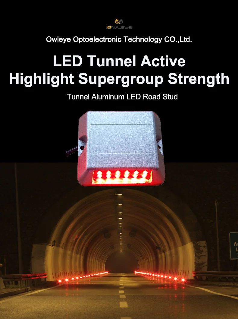 LED Cat Eye Solar Road Spike IP68 Steel Plastic Flashing Pavement ...