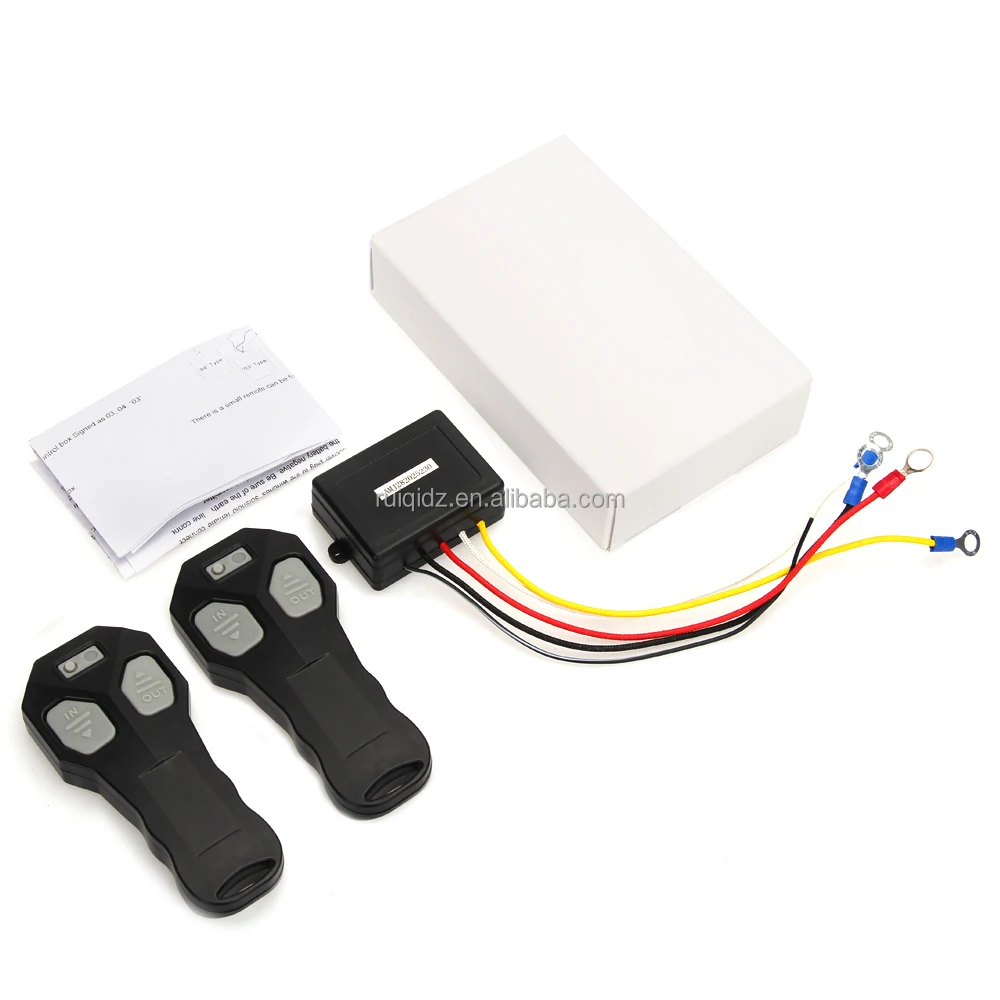 Electric Wireless Winch Remote Control Relay System With Handset Two ...