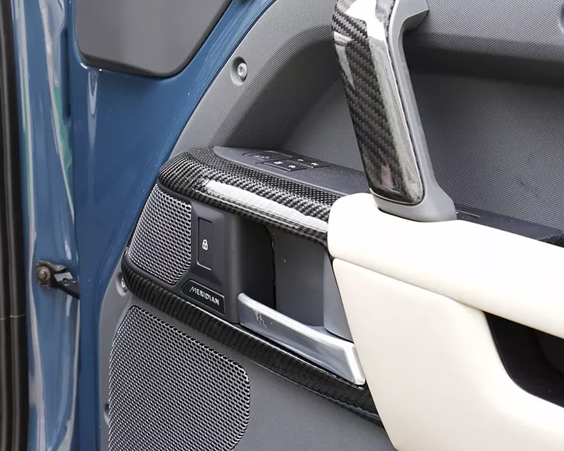 Carbon Fiber Interior Kits Front Door Inner Decoration Cover For 2020 ...