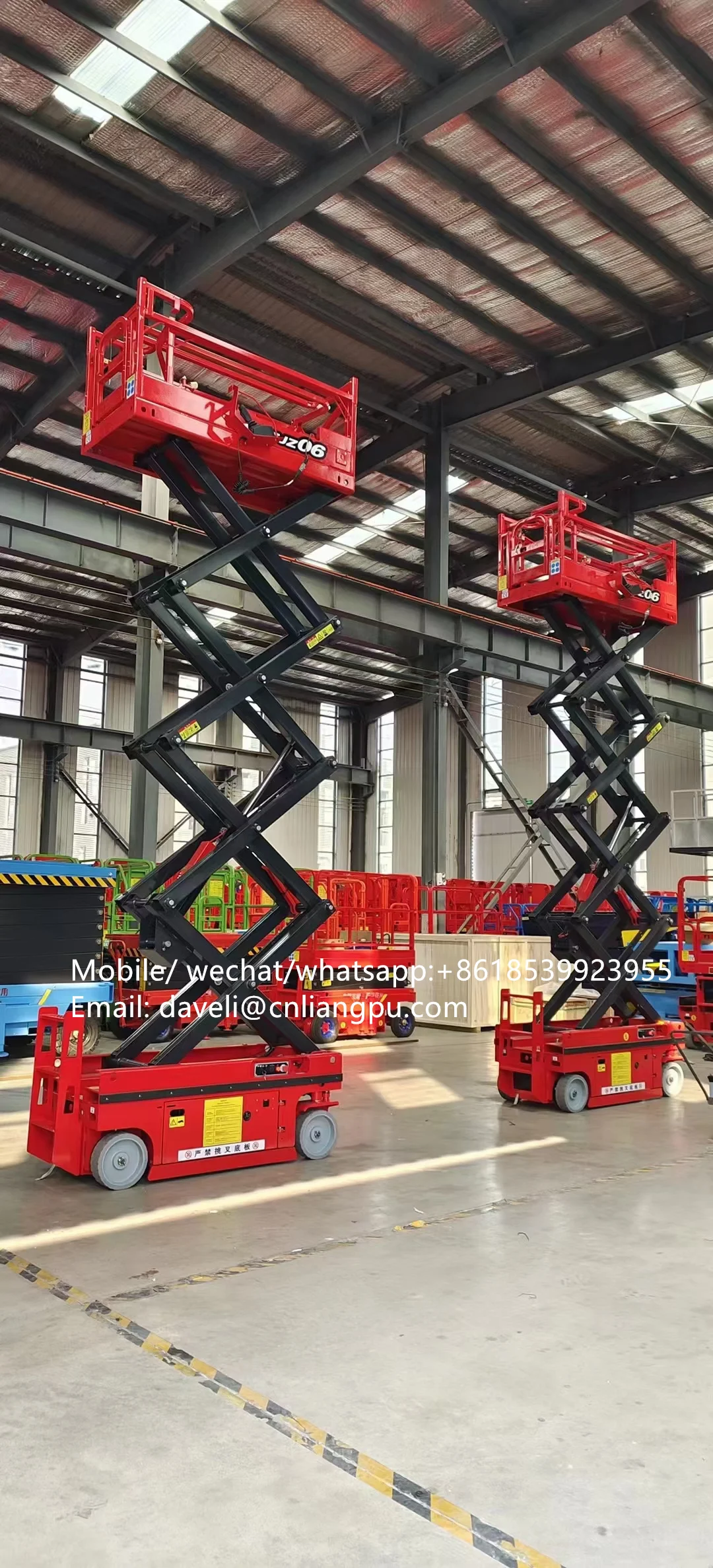 Scissor Lift Electric Self-propelled Aerial Lifting Work Platform - Buy ...