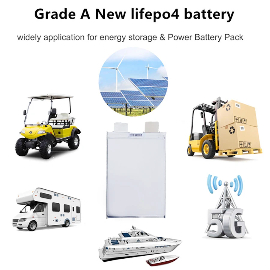 Soft Pack Battery 3.2v 20ah 30ah 50ah Lithium Polymer Pouch Cells Frame ...