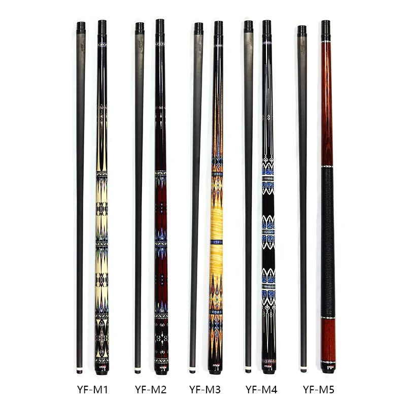 Yfen M1-M4 Carbon Fiber Pool Cues - Precision & Durability