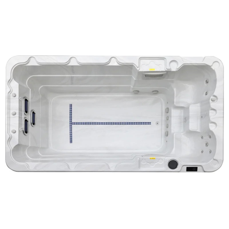 4M Underground Outdoor Whirlpool Acrylic Endless Swim Spa Pool with ...