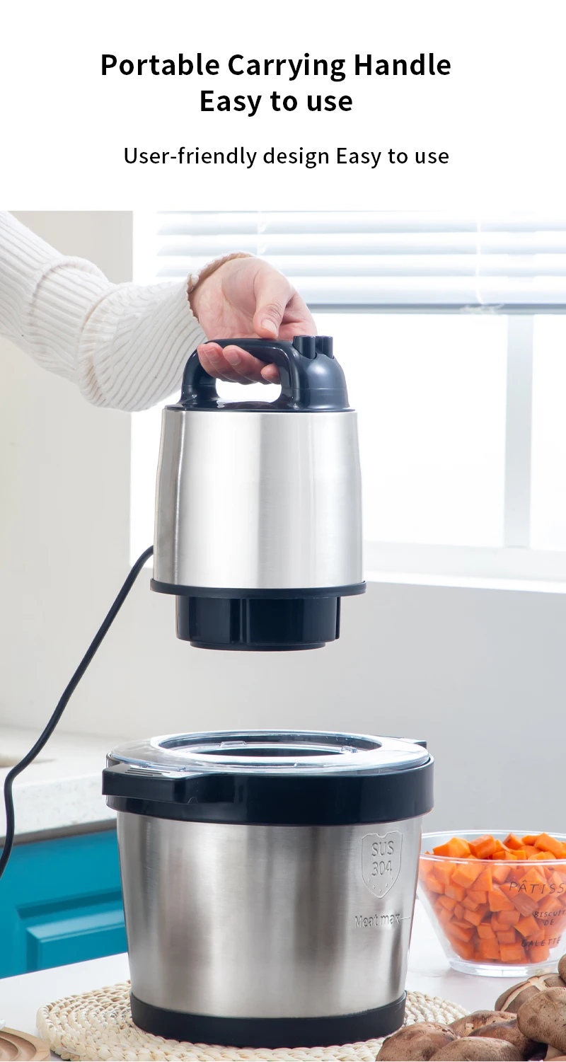 Cassava Processing Machine - Efficient Meat Mincer Grinder