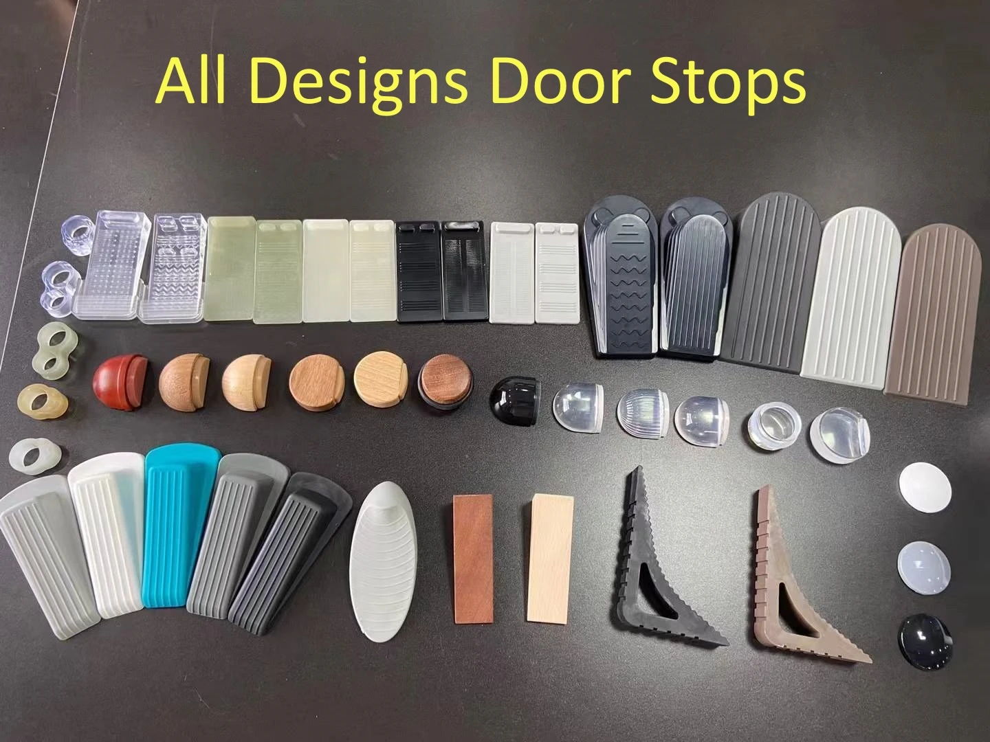 Transparent Door Stoppers - Durable & Noiseless Protection