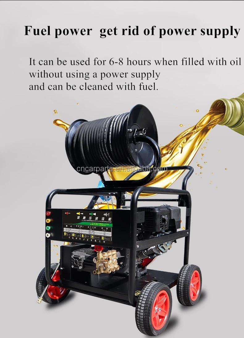 High Pressure Gasoline Jet Cleaning Pump Machine for General Pipe Dredging