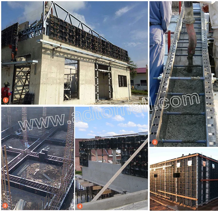 Precast Adjustable Plastic Column Mould for Construction