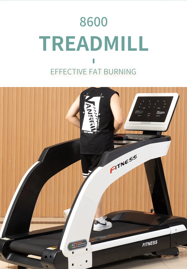 Treadmill Running Machine Commercial Home Gym Lcd Screen Top Rated ...
