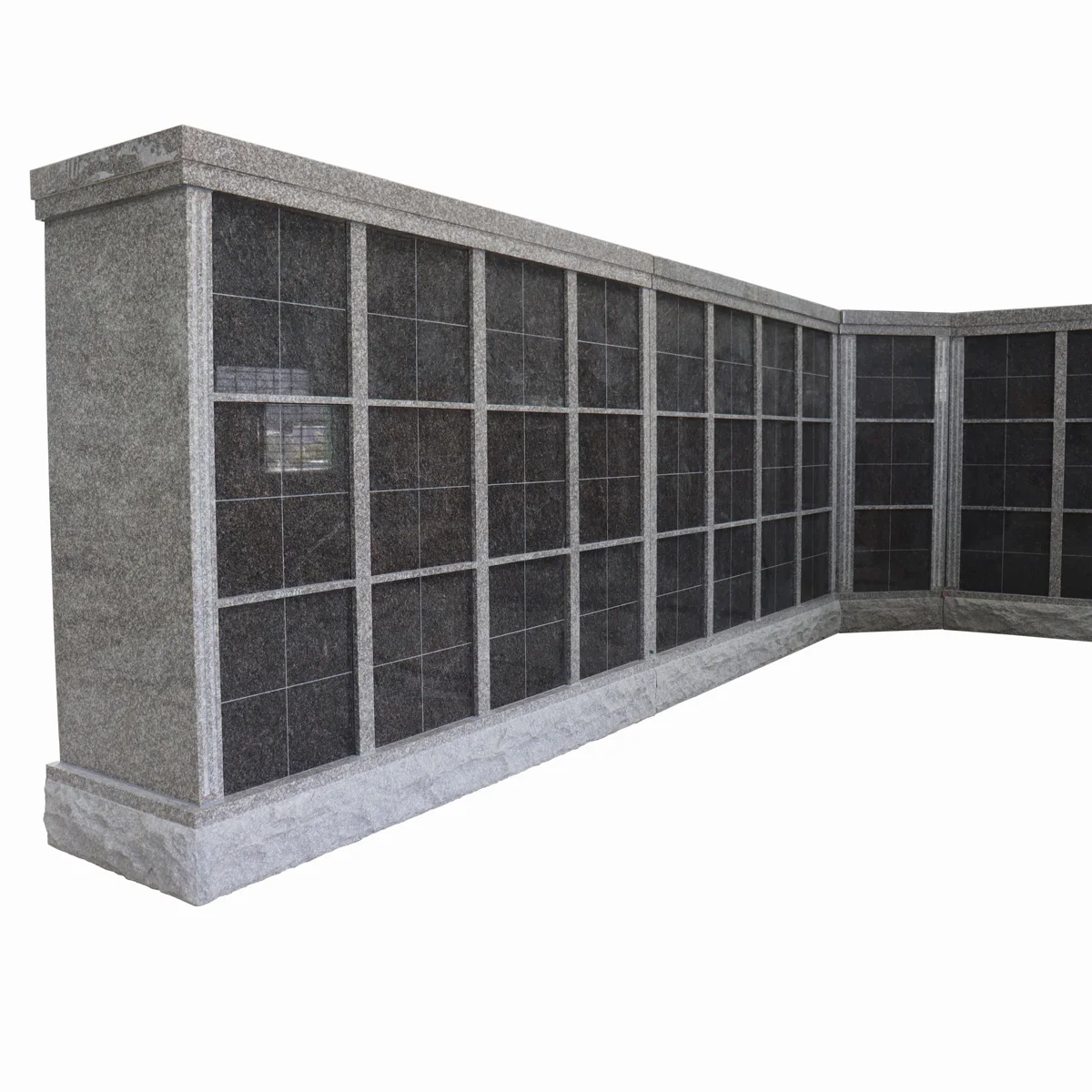 Outdoor Free Standing 420 Pink Granite Columbarium for Sale