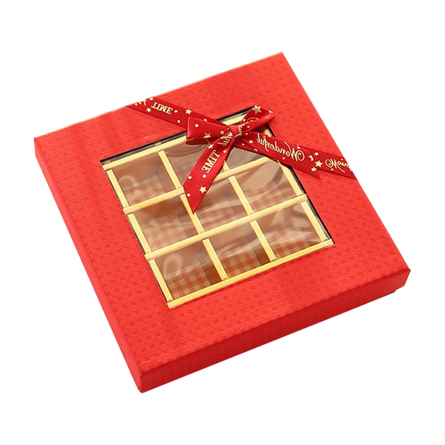 Custom Deluxe Paper Wrapped Chocolate Strawberry Candy Box with Divider ...