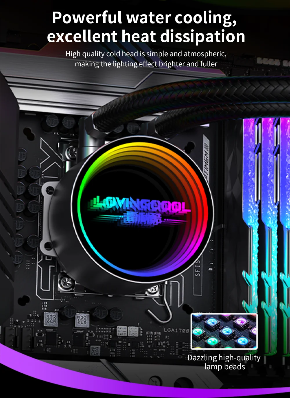 LOVINGCOOL Liquid CPU Cooler - Efficient Cooling Solutions