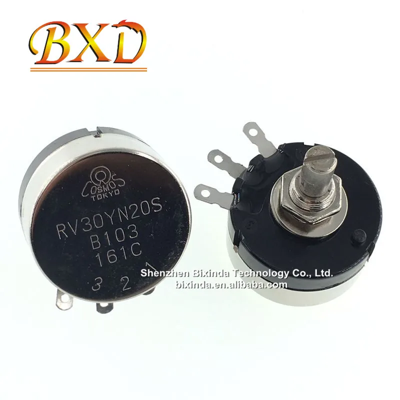 3w Single-turn Carbon Film Potentiometer Rv30yn20s Rv30yn B204 200k ...