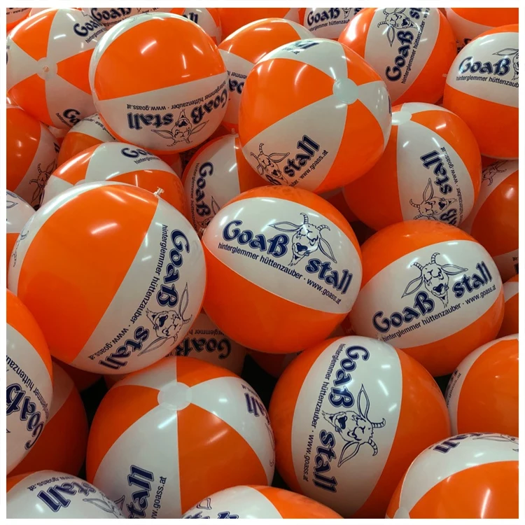 Wholesale Beach Ball Manufacturer Promotion Custom Printed Branded Pvc ...