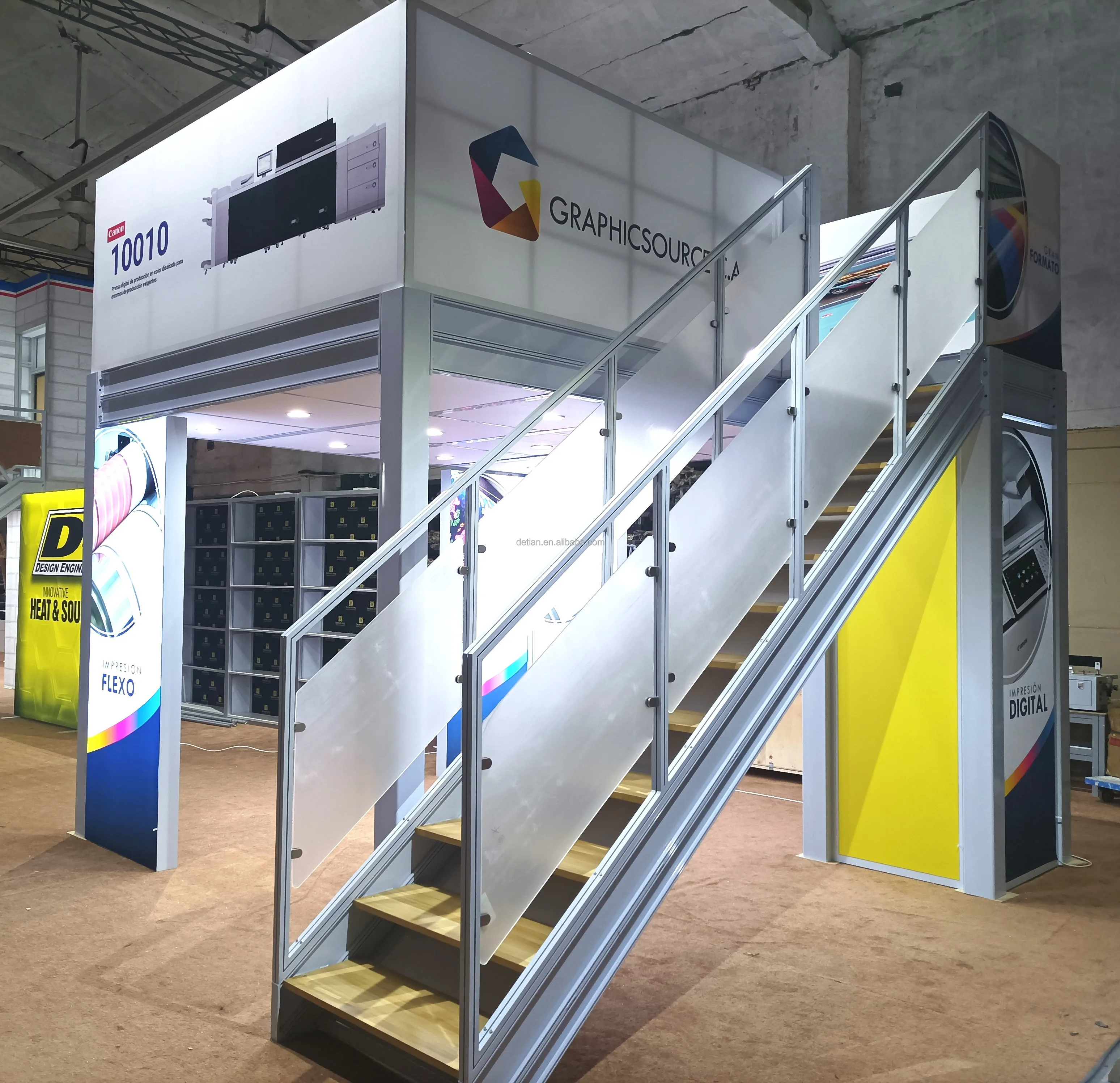 Detian Double Deck Booth,Two Story Stand,Two Stand Booth Constructions ...