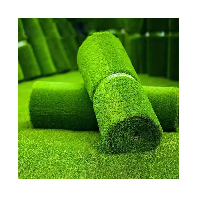 Garden Yard Synthetic School Soccer Lawn Artificial Turf Roll Green Artificial Grass Carpet For ...