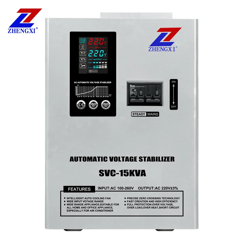 SVC Wall Mounted 10kva 15kva 20kva 30kva single phase AC 220V Home ...