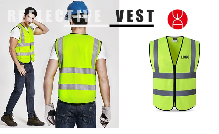Cheap Reflective High Visibility Yellow Lime Mesh Warning Signal Vest ...