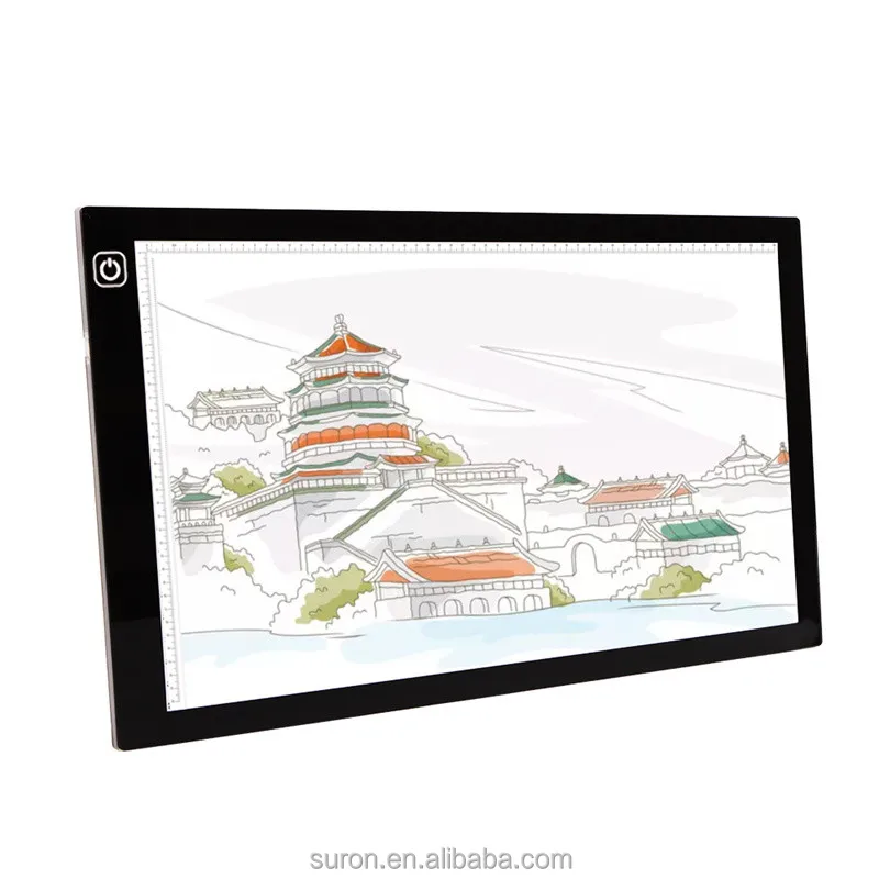 3 Level Brightness Art Stencil Drawing Board For Animation Tracer A2 ...