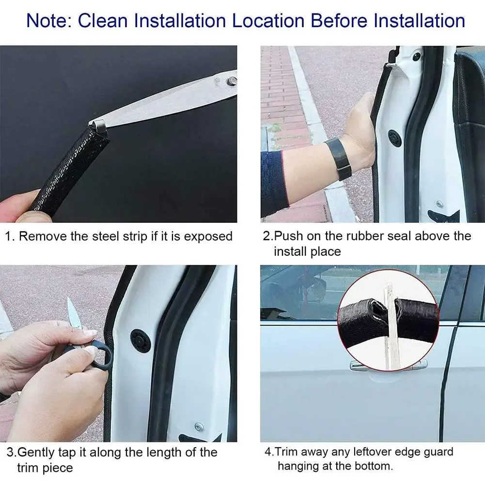 U-shaped Mirror Edging Strips - Durable Edge Protection