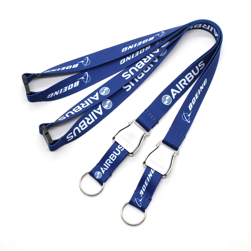 Custom Cessna Logo Lanyard with Seatbelt Mini Buckle - Ideal for ...