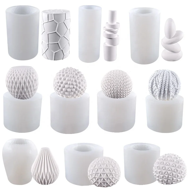 Wholesale Silicone Candle Molds - Geometric Cake Tools