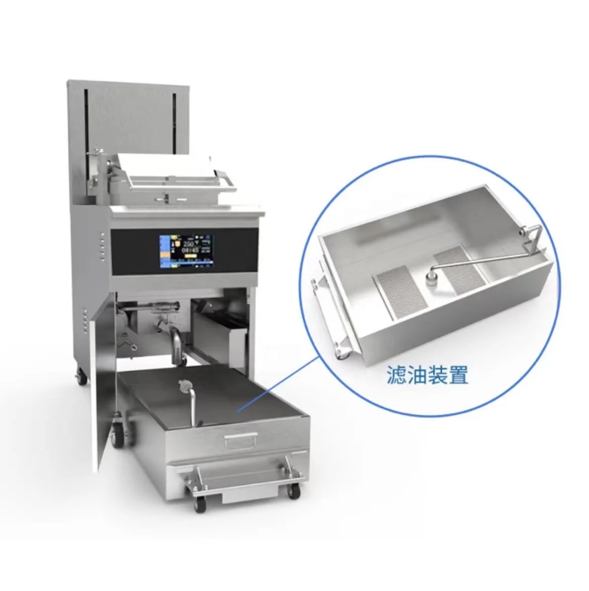 8-head Chicken Fryer/ Velocity Pressure Fryer/commercial Pressure ...