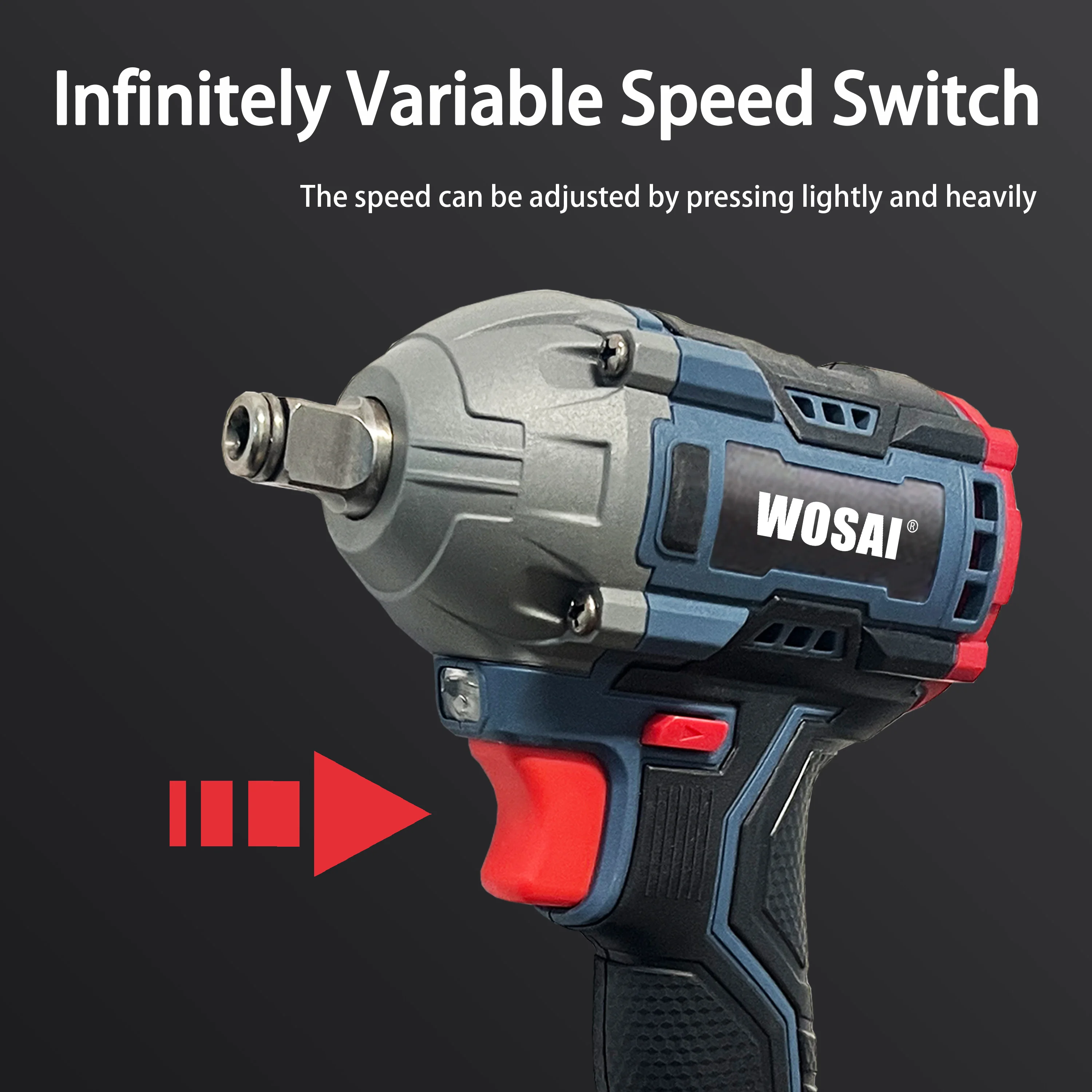 WOSAI Cle a Choc Electrique Power Wrenches High Torque Electric ...