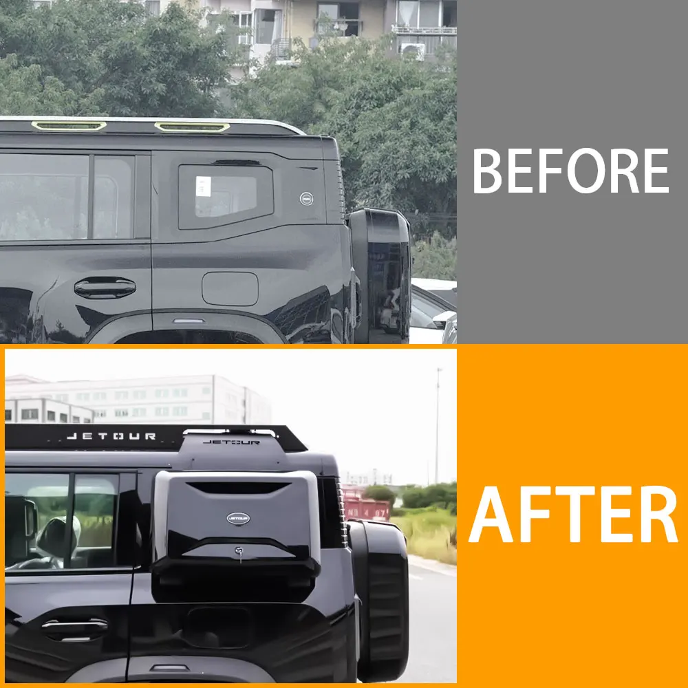 Car Accessories Black Roof Cargo Carrier for Jetour Traveller T2 2023 ...