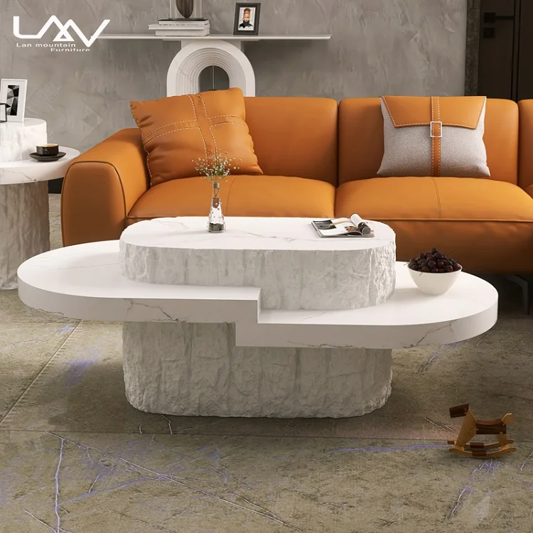 Nordic FRP Coffee Table - Stylish & Durable Living Room