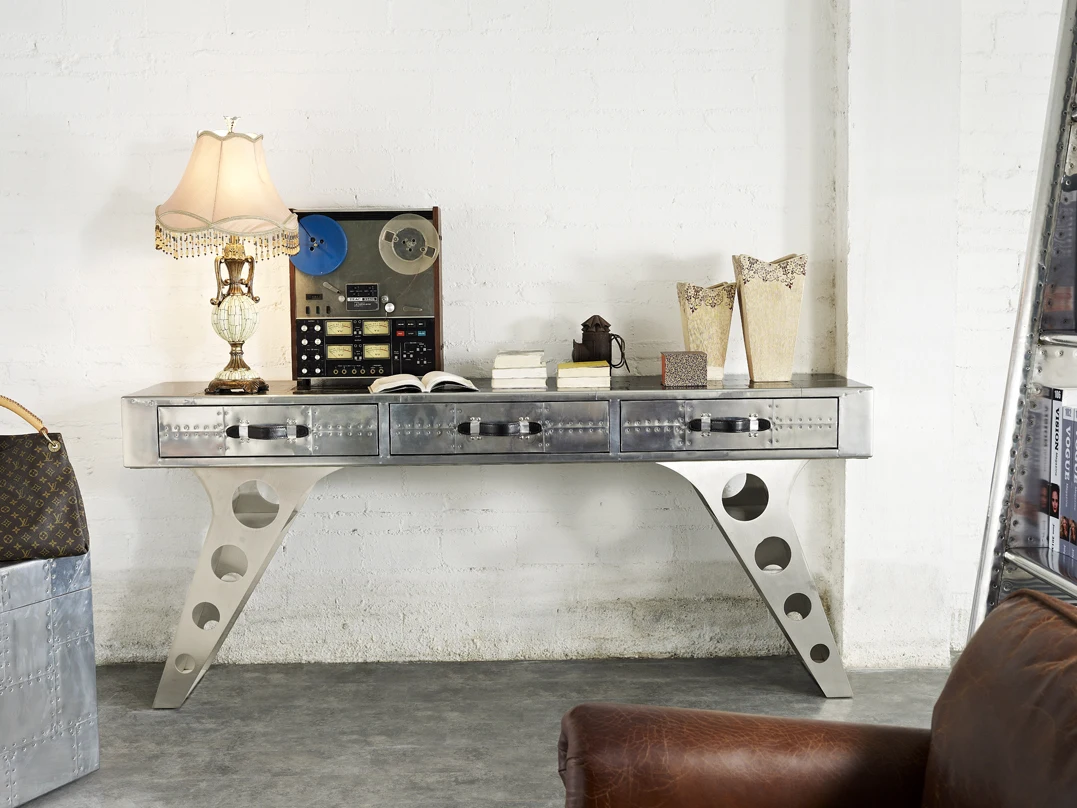 Aviation Spitfire Wing Desk - Luxurious Genuine Aircraft Wing