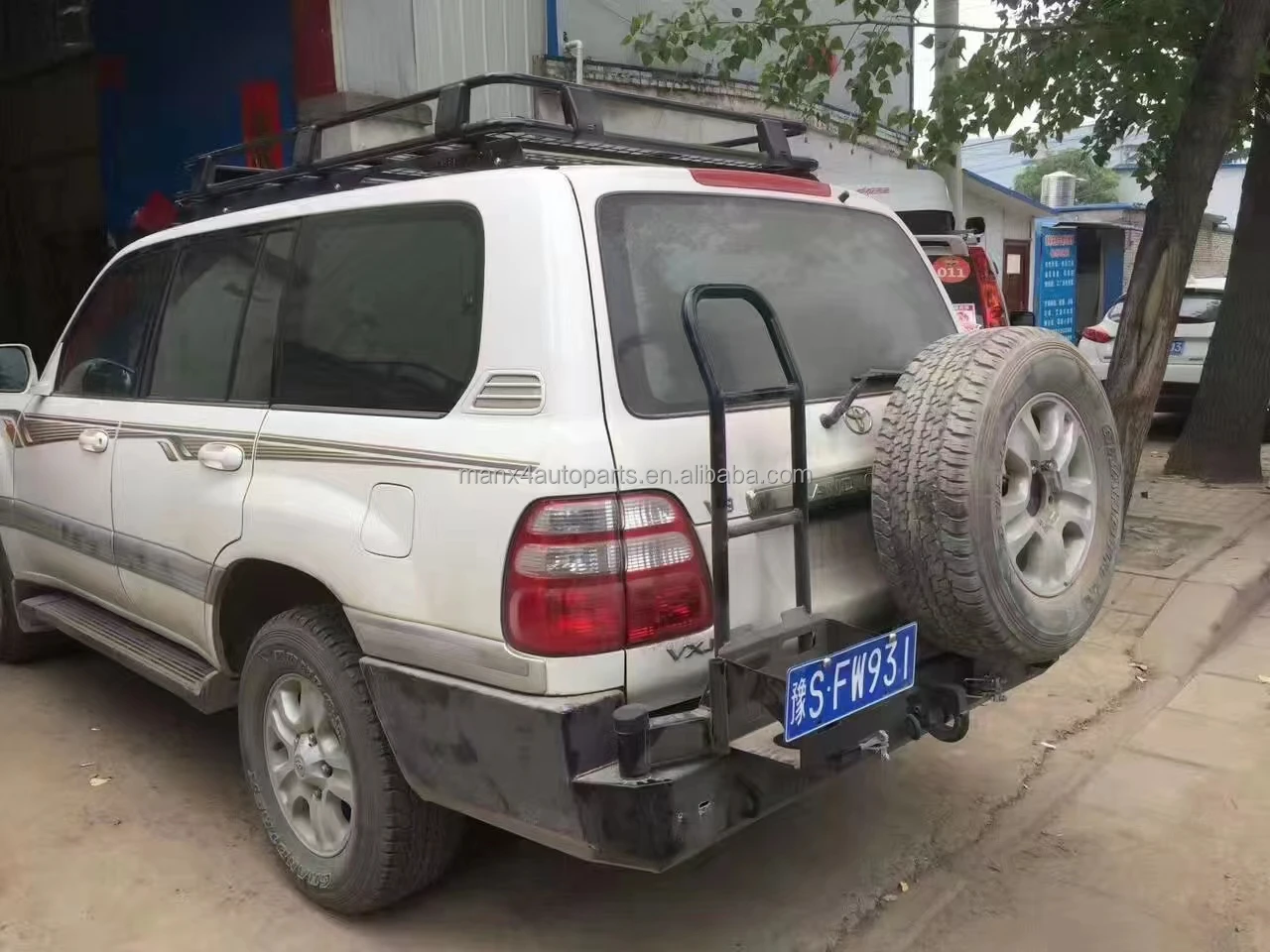 Manx4 off-Road Steel Rear Bumper for Toyota Land Cruiser LC105