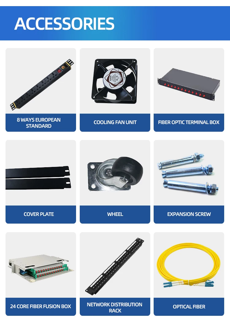 9U Wall-Mount Internet Server Rack - DDF Network Cabinet