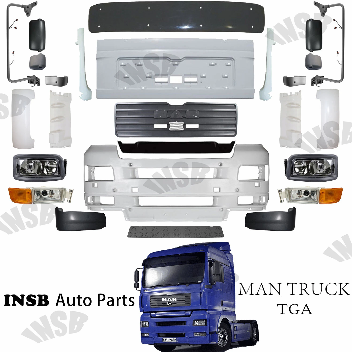 LED Fog Lamp for MAN TGA TGX TGS TRUCK Spare Parts