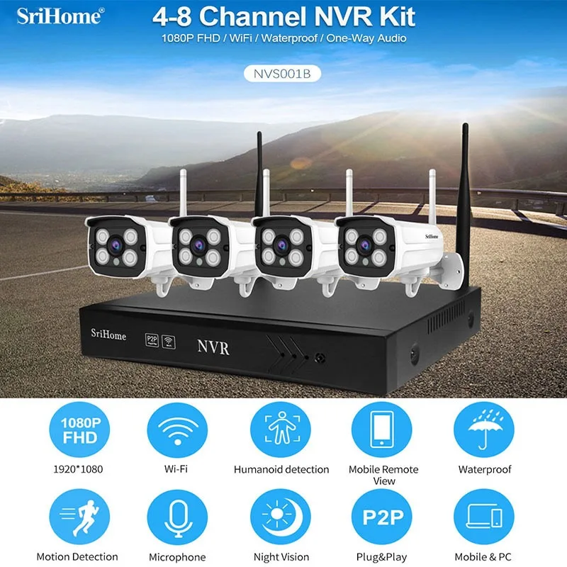 Operation of NVS001B 4G NVR Kits, NVS003 Connect with SP007 Product ...