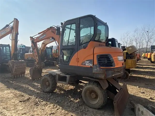 Korea Made Doosan Dx60-7w Dx60 Excavator,Doosan Used Digging Machine ...