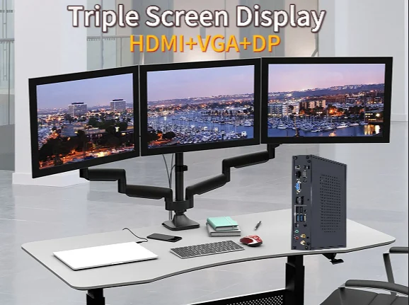 Sharevdi Office Mini Pc Core I7 10850h 10870h Ddr4 6cores Triple ...