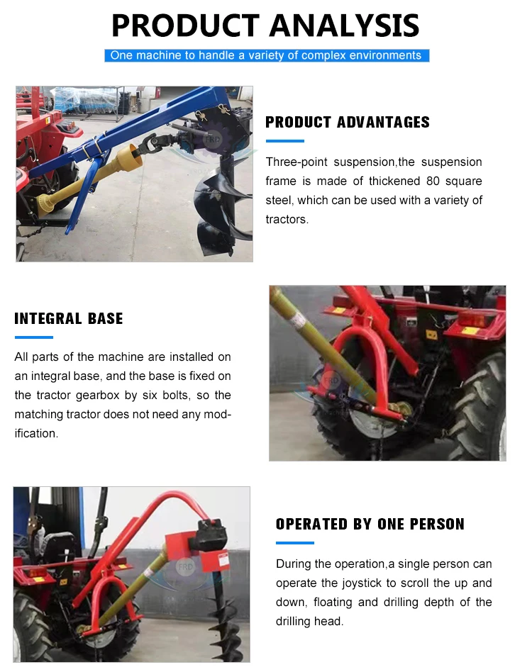 Tractor Post Hole Diggers - Efficient Earth Augers for Sale