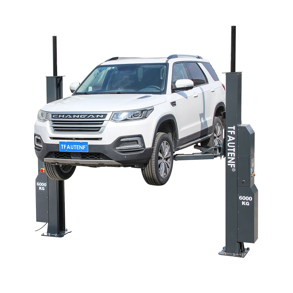 TFAUTENF Hydraulic 2 Column Car Lifter Intelligent Two Post Auto Lift ...
