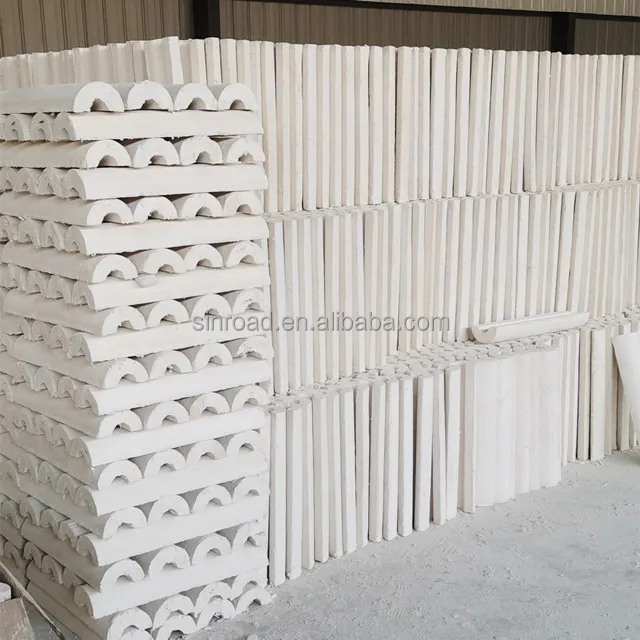 Thermal Insulation Calcium Silicate Pipe Covering For Heat Preservation ...