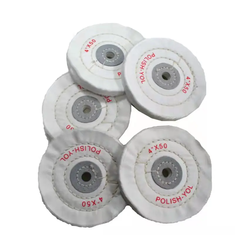 Fine Finishing Soft Circle with Sewn Alloy Finishing Buffing Wheel