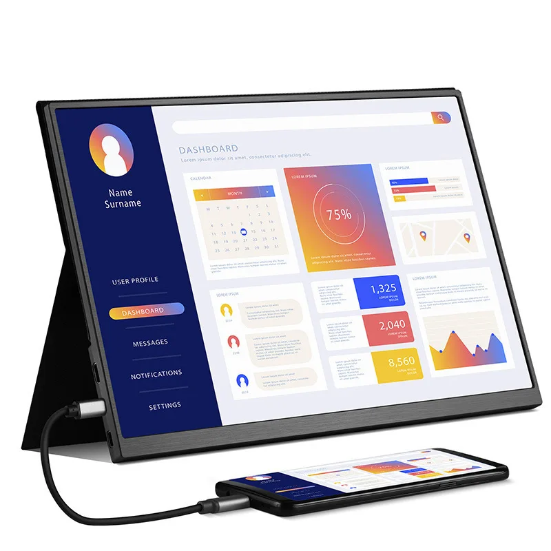 New Arrival 13.3 Inch 2k 60hz Anti-blue Light Oled Touch Screen Monitor ...