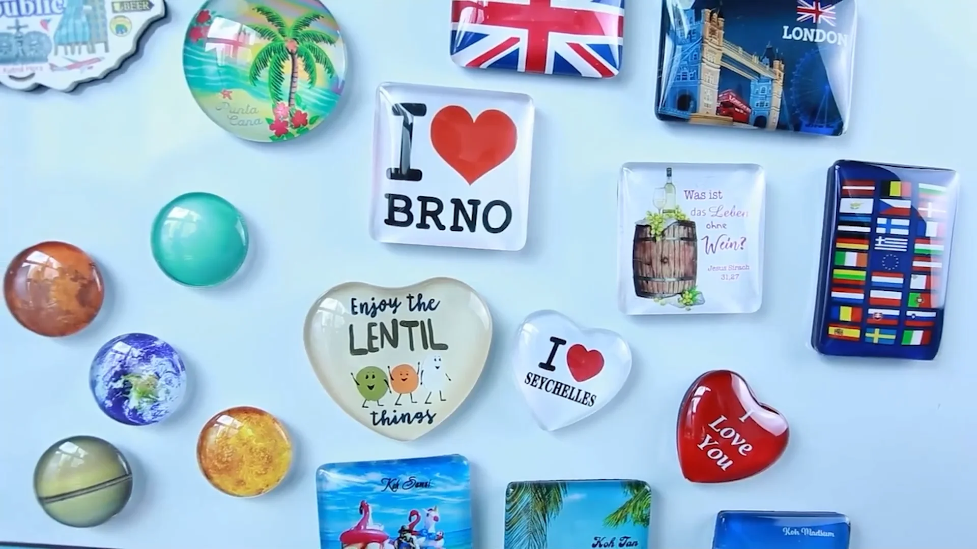 Customized Transparent Magnetic Picture Frame Block Custs Floating ...