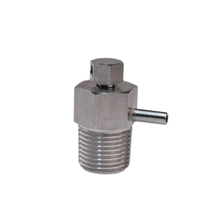 Stainless Steel 1/4 NPT Thread Bleeder Valve | Purge Valve for Medium ...