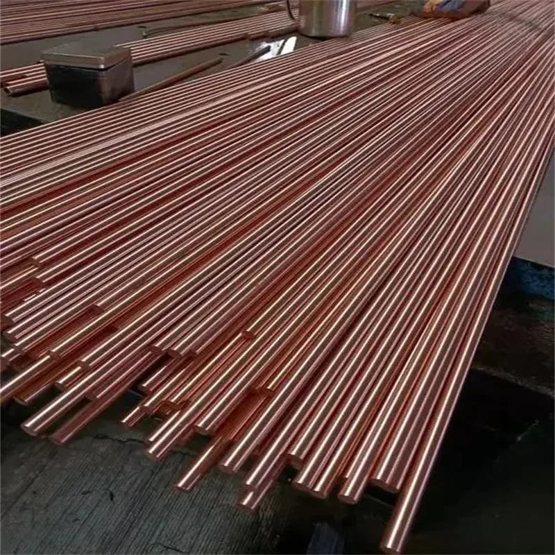 8mm High Pure Copper Round Rod Non-Alloy C11000 JIS ASTM Standard ...