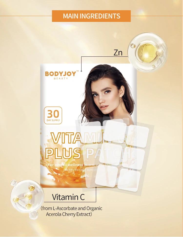 Multivitamin Plus Topical Patch Biotin Vitamin Skin Transdermal Patch ...