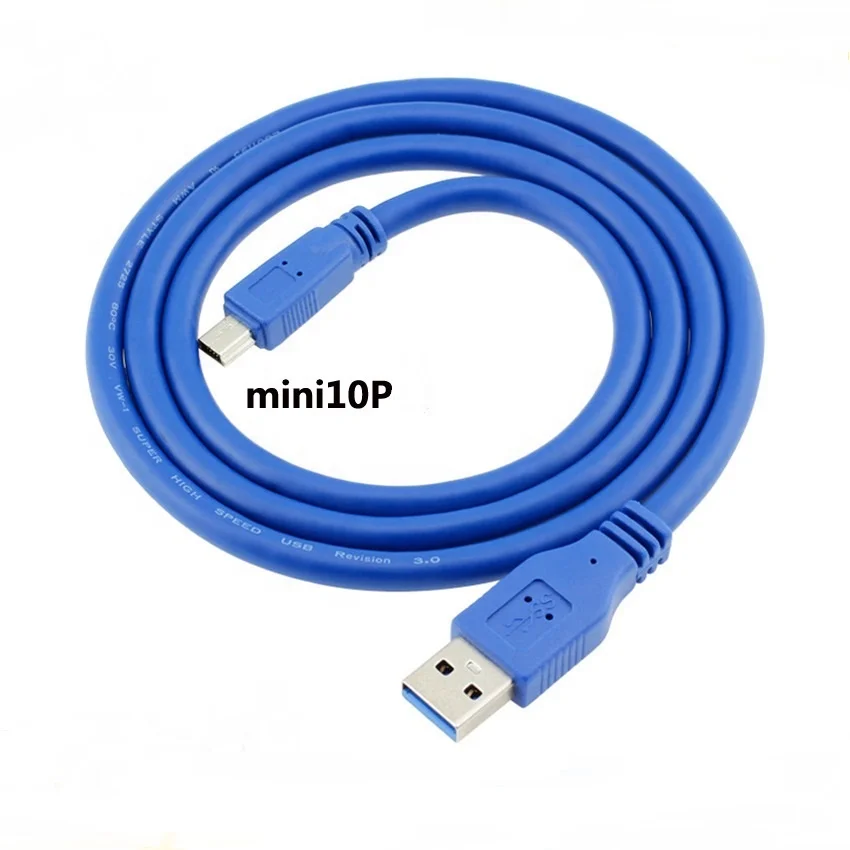 60cm Usb 3.0 A Male To Mini B 10 Pin Male Cable For Portable Hard Disc ...