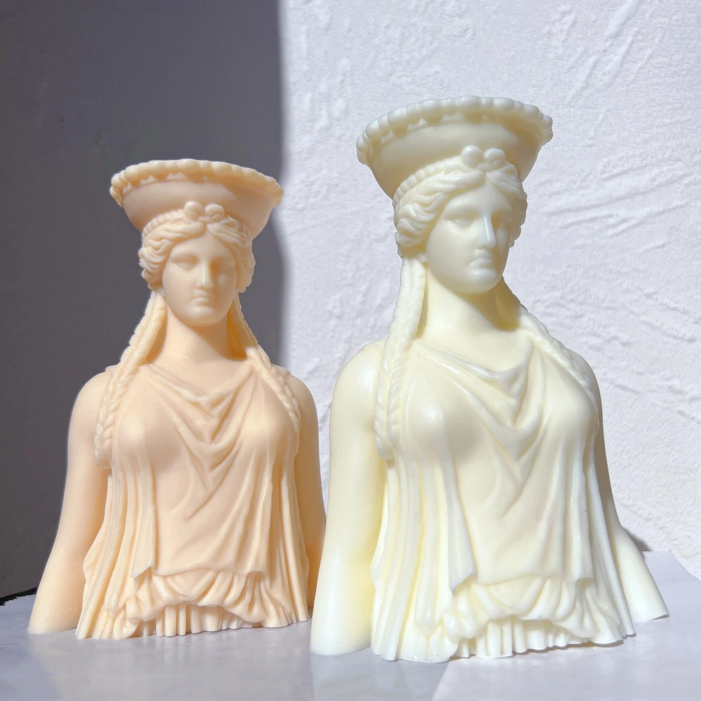 Greek Roman Goddess Figure Bust Silicone Molds Greek Art Sculpture Wax ...