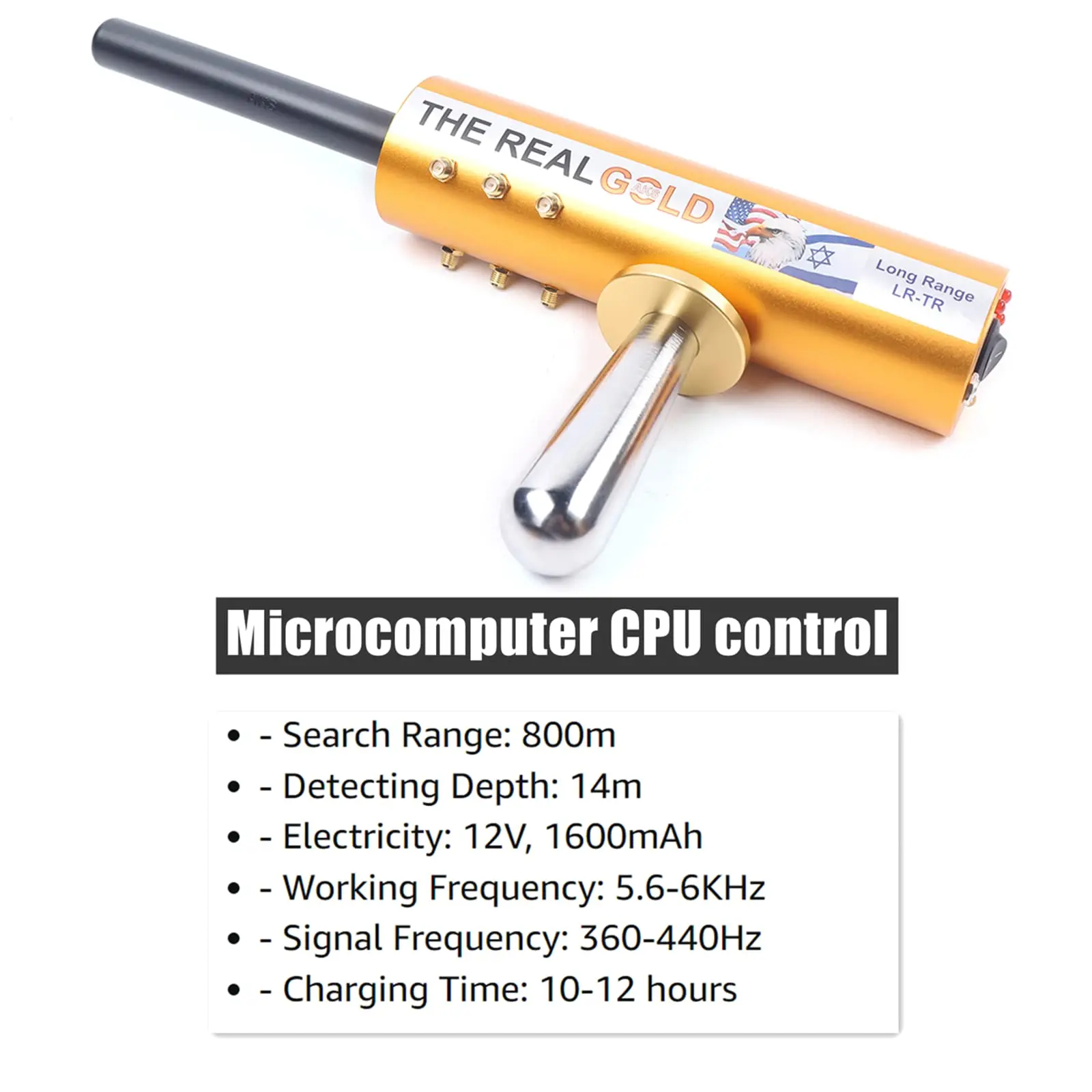 High Precision 6 Antennas Aks Long Range Detector Metal Gold Detector ...