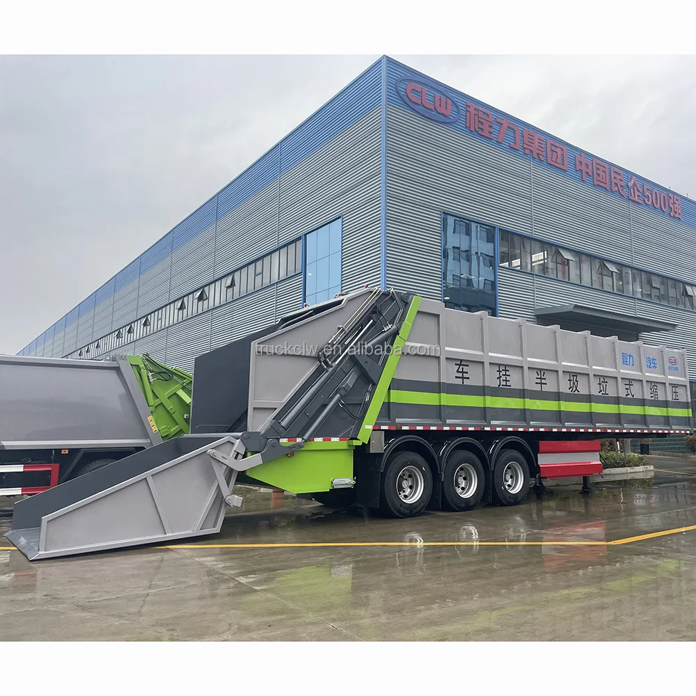 3 Axles Heavy Duty Waste Transfer Trailer - 50 Cubic Meters