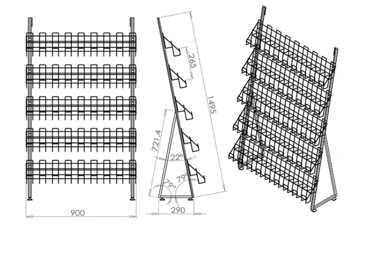 Hot Sale Chinese Vegetable Seeds Display Stand Racks Custom Free ...